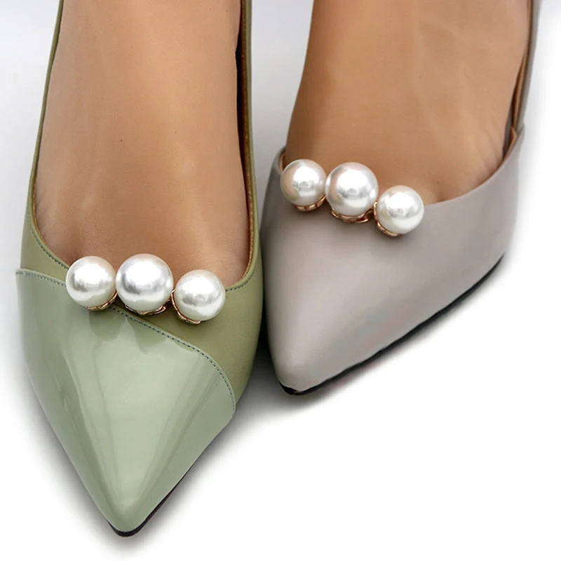 1Pcs-Lady-Shoe-Clip-Pearl-Decorative-Clips-Women-Removable-Shoe-Charm ...