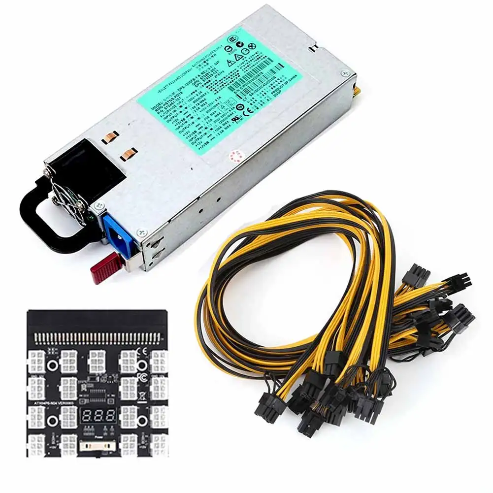 1200W-Mining-GPU-PSU-Server-Power-Supply-498152-001-490594-001-438203 ...