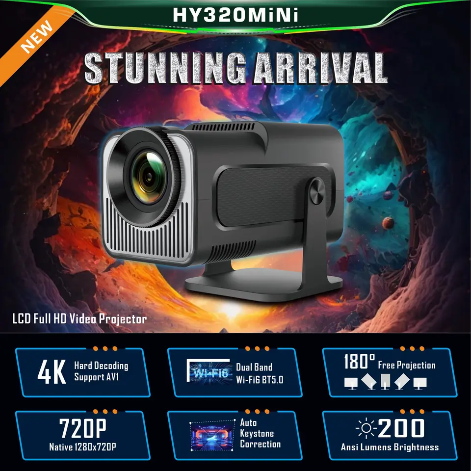 Hy320 Price In Pakistan HY320 Mini 4K Beamer - 200 ANSI, Android 11 ...