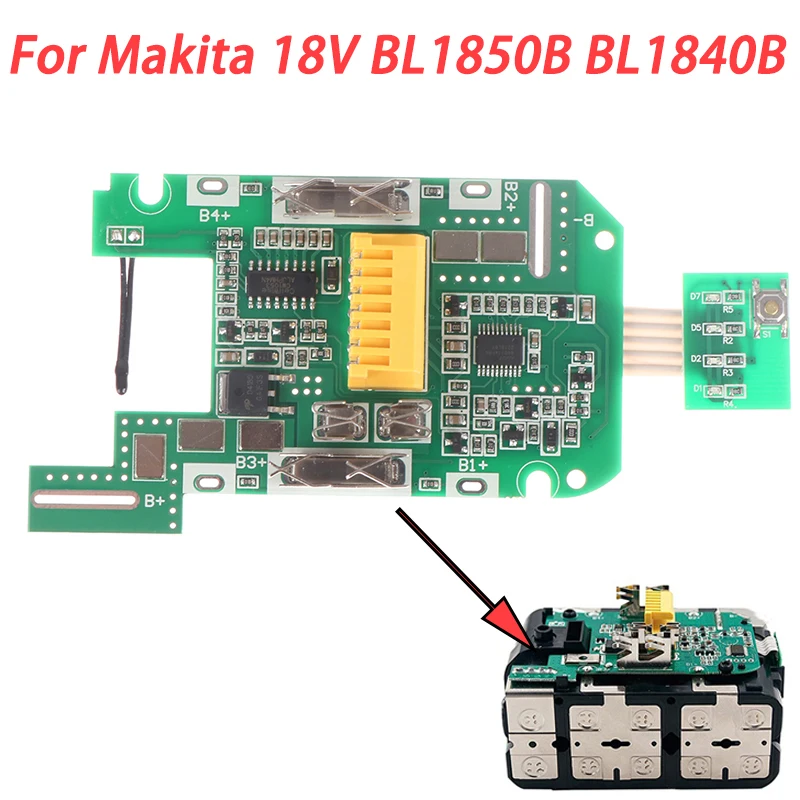 Carte de circuit imprimé pour Makita, indicateur de batterie, protection de charge de batterie ...