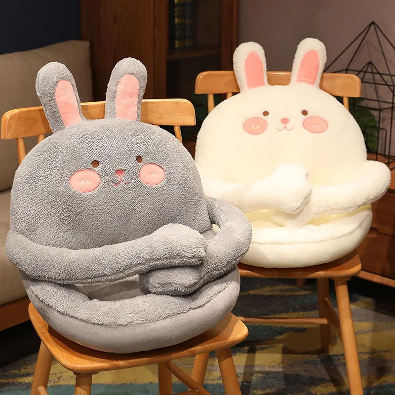 Lovely-Funny-Fluffy-Stuffed-Animals-Rabbit-Toys-Cushion-Super-Soft ...