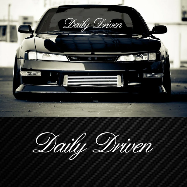 Daily Driven Windshield Sticker