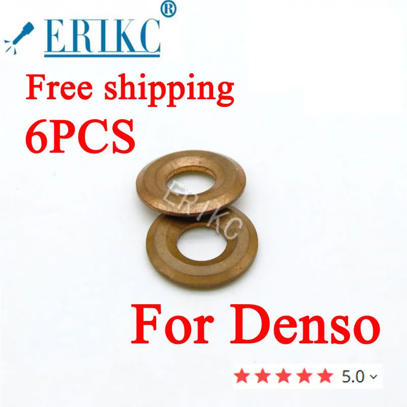 ERIKC 6PCS 23670-0L050 Injector Nozzle Copper Washer Heat Shield Rings ...