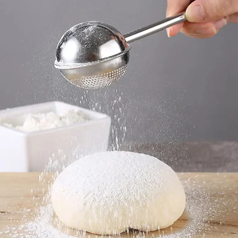 Powdered-Sugar-Duster-Flour-Duster-Wand-for-Baking-Round-Flour-Sieve ...