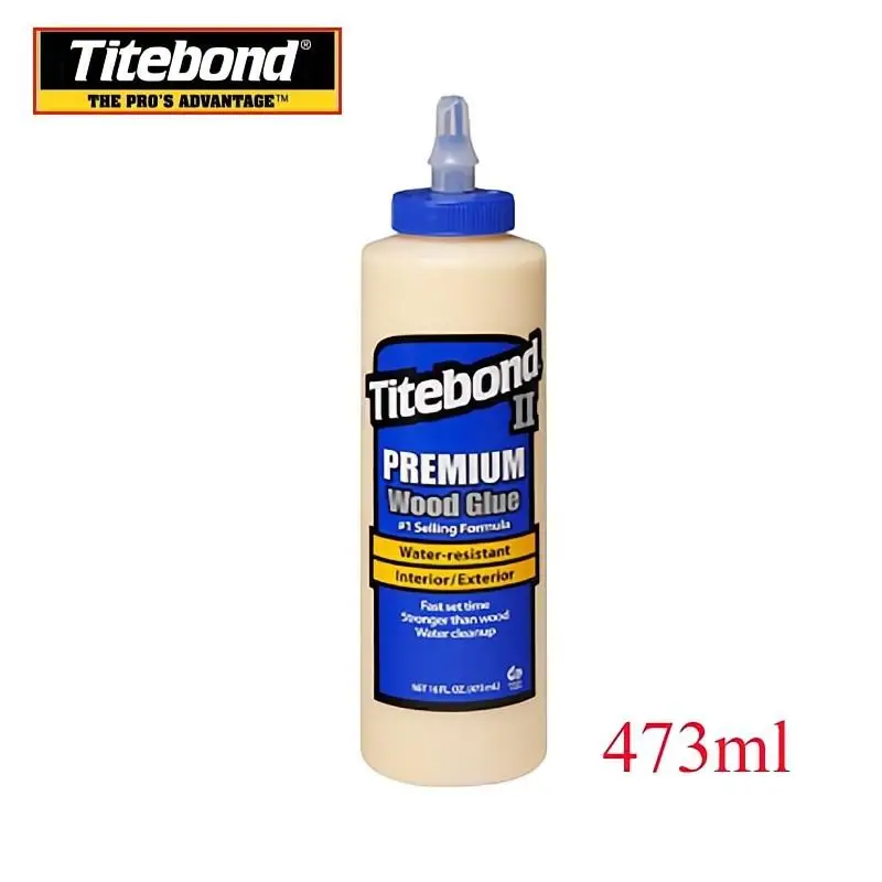 Titebond 멋진 목공 접착제, 2 세대 Tetbon 환경 보호, 화이트 라텍스 물 수리 악기, 237ml ...