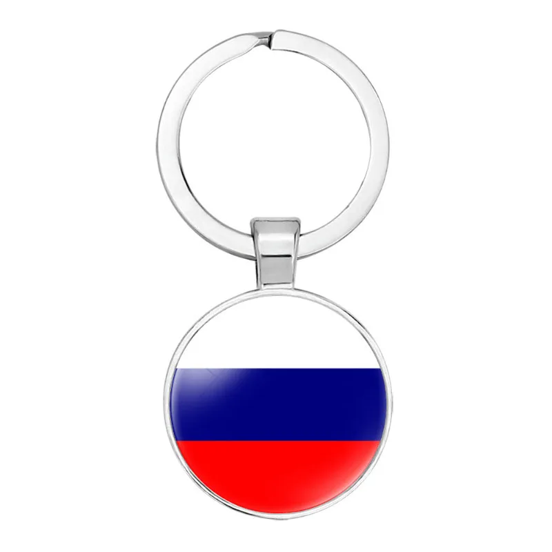 45 Types National Flags Keychain European Ukraine Russia France Germany ...