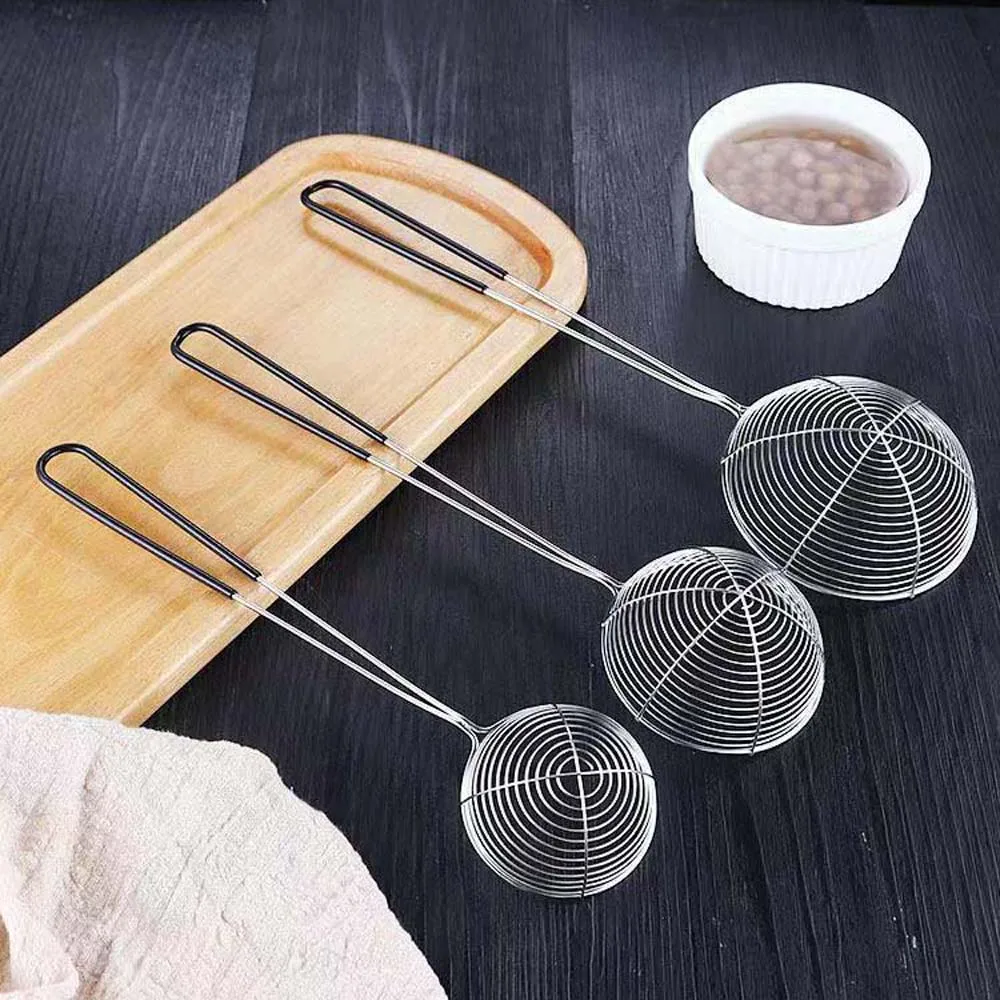 Long-Handle-Stainless-Steel-Kitchen-Gadget-Kitchen-Sifting-Skimmer ...