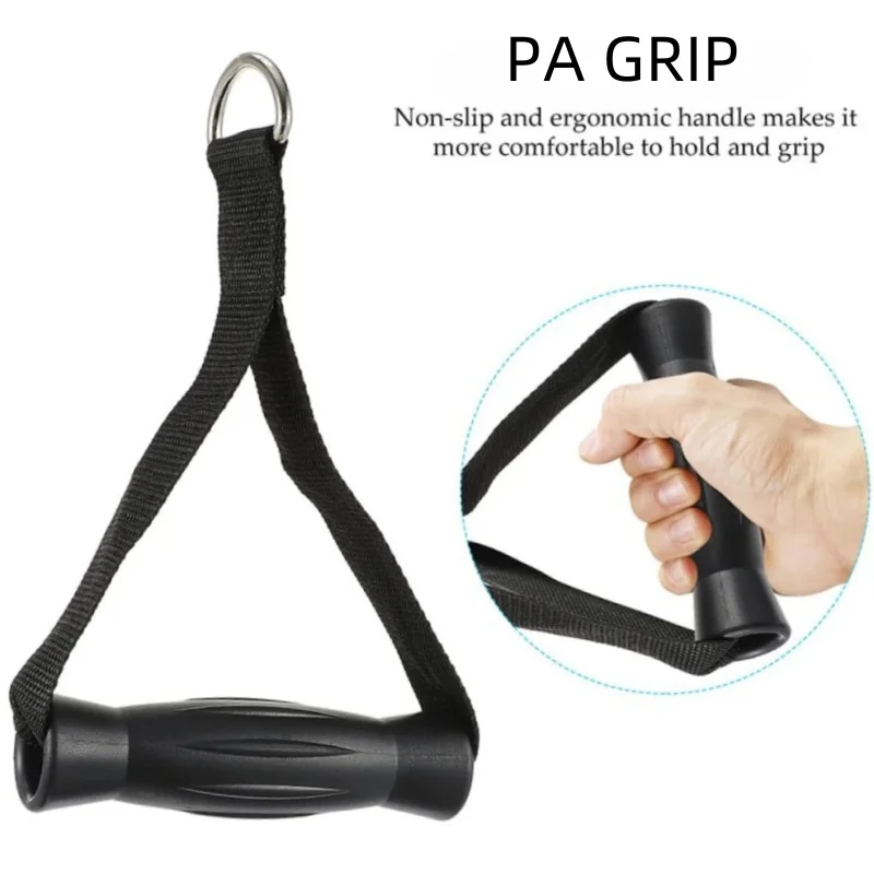 1 Pair Excercise Handles, Heavy Duty Cable Machine Attachments ...