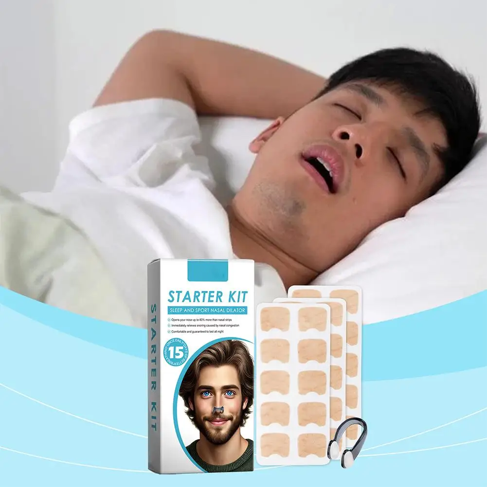 15PCS-Nasal-Breathing-Dilators-Magnetic-Nasal-Strips-Increase-Air ...