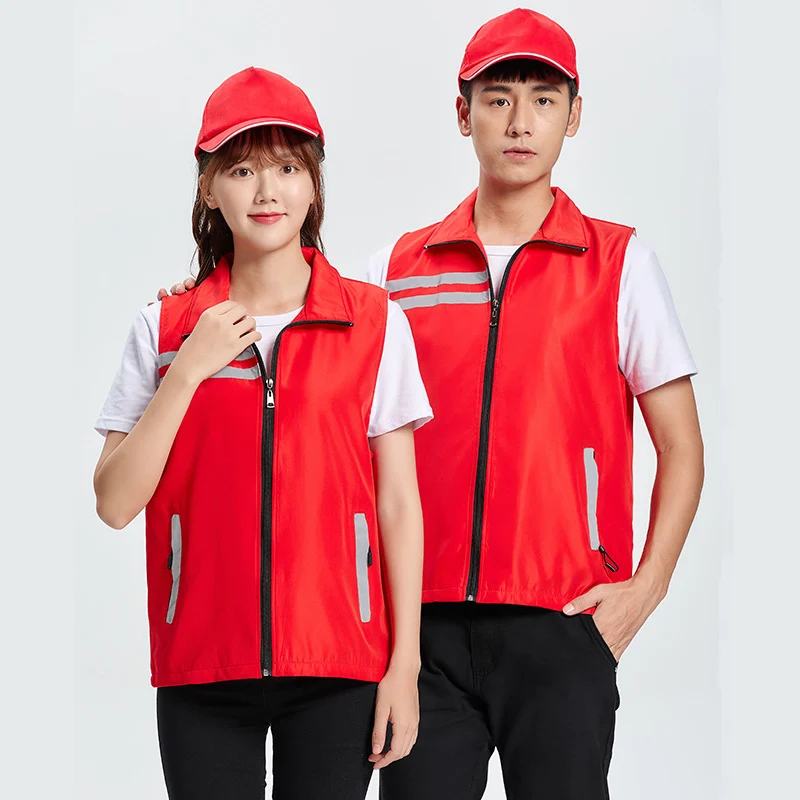 Full-Season-Outwear-Vest-with-Safe-Reflective-Tap-Customized-Printing ...