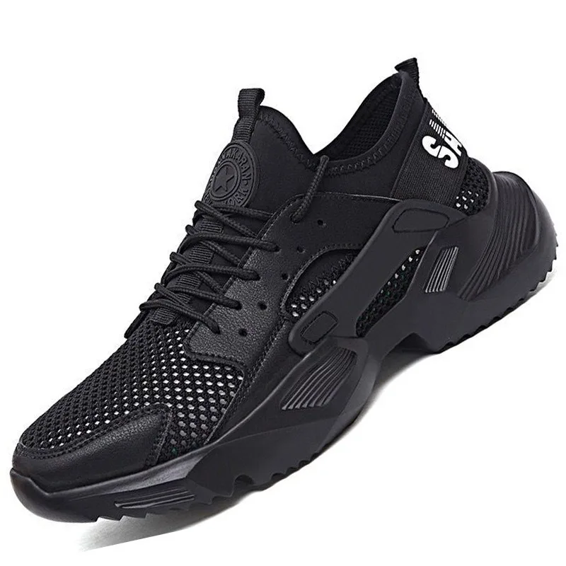 New Men's Summer Safety Work Shoes - Lightweight Soft Breathable Steel ...