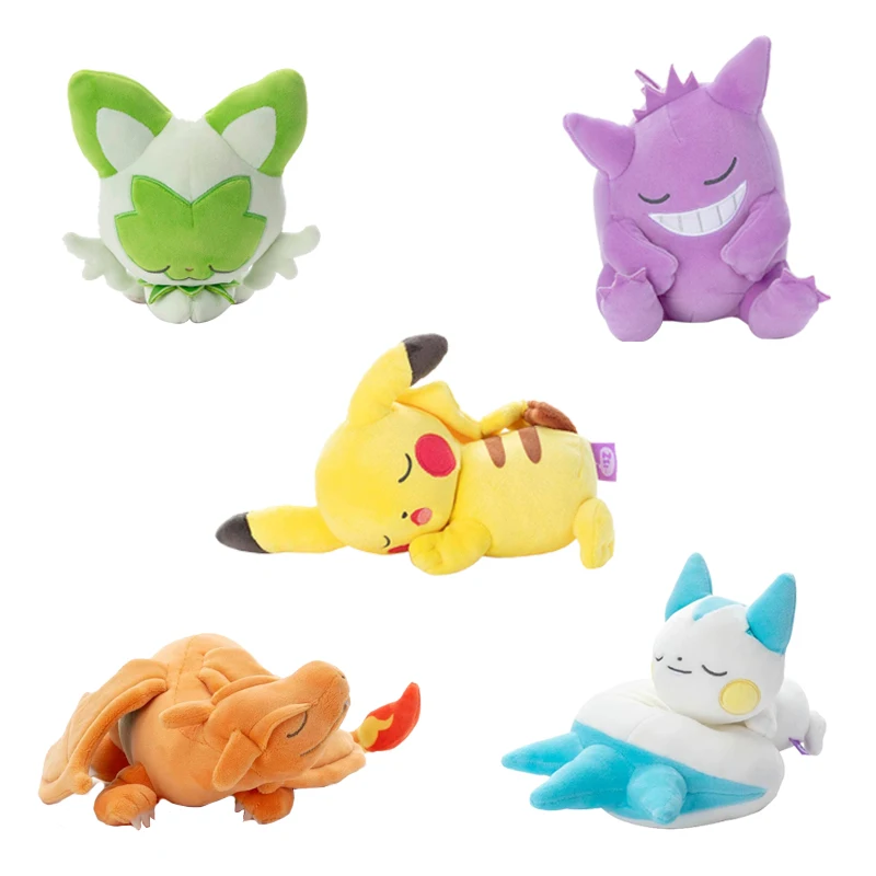 Pokemon-Pikachu-Sleeping-Series-Plush-Sprigatito-Pachirisu-Stuffed-Doll ...