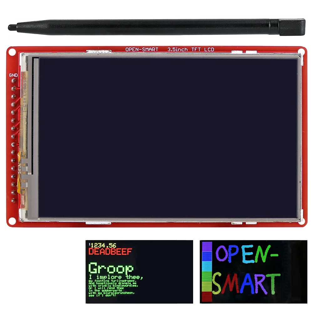 OPEN-SMART 3.5" Inch TFT LCD Display Shield Touch Screen Breakout Board ...