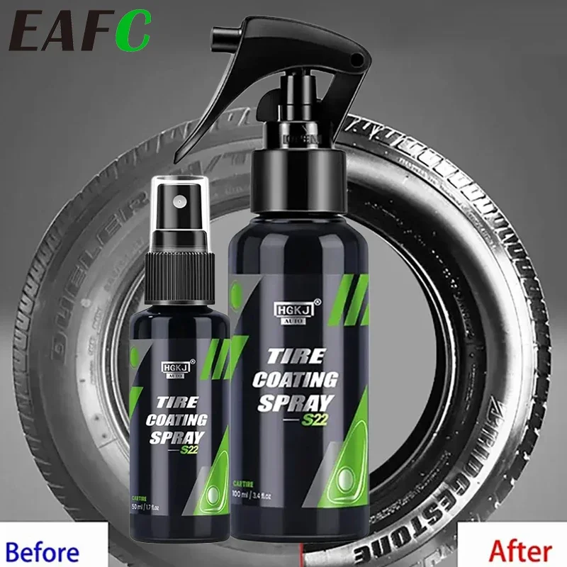 50ML100MLCar-Tire-Shine-Coatings-Long-Lasting-Tyre-High-Gloss-HGKJS22 ...
