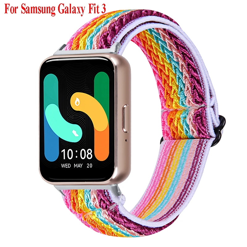 Correa-de-reloj-para-Samsung-Galaxy-Fit-3-Correa-el-stica-de-nailon ...