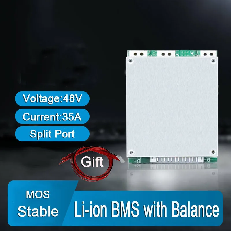 35A 48V 13S 18650 Li-ion Lithium Battery Pack BMS PCB PCM, 40% OFF
