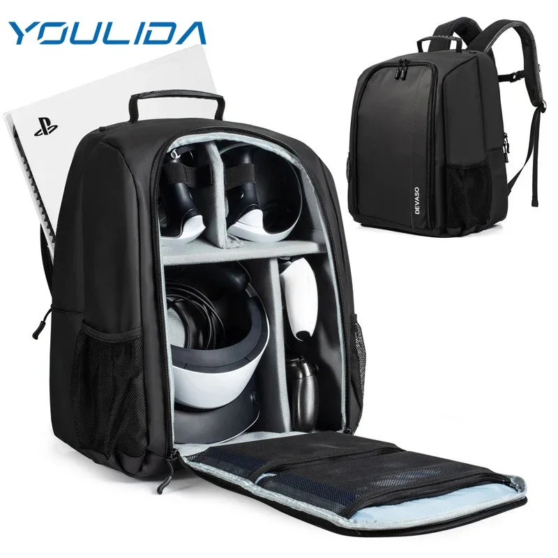 DEVASO Backpack for PlayStation PS5 Slim Gaming Console Storage Bag for devaso-backpack-for-playstation-ps5-slim-gaming-console-storage-bag-for