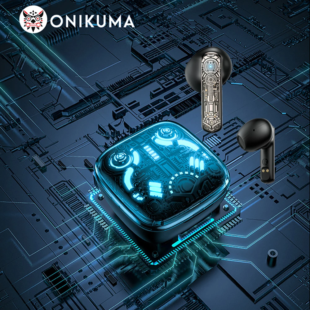 ONIKUMA-TWS-Wireless-Earphones-Gaming-Headset-With-Mic-Noise-Cancelling ...