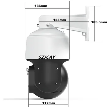 SZJCAY With Wiper 12MP 4K POE PTZ IP Camera Hikvision Protocol Auto ...