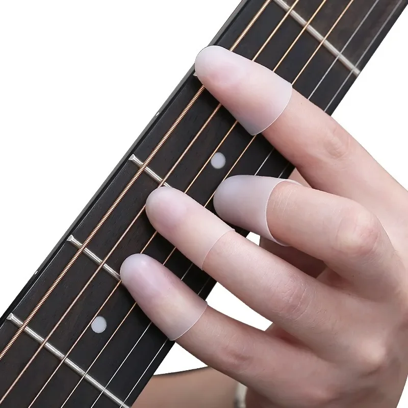 1pcs-Ultra-thin-Left-Hand-Guitar-Fingertip-Protector-Silicone-Finger ...