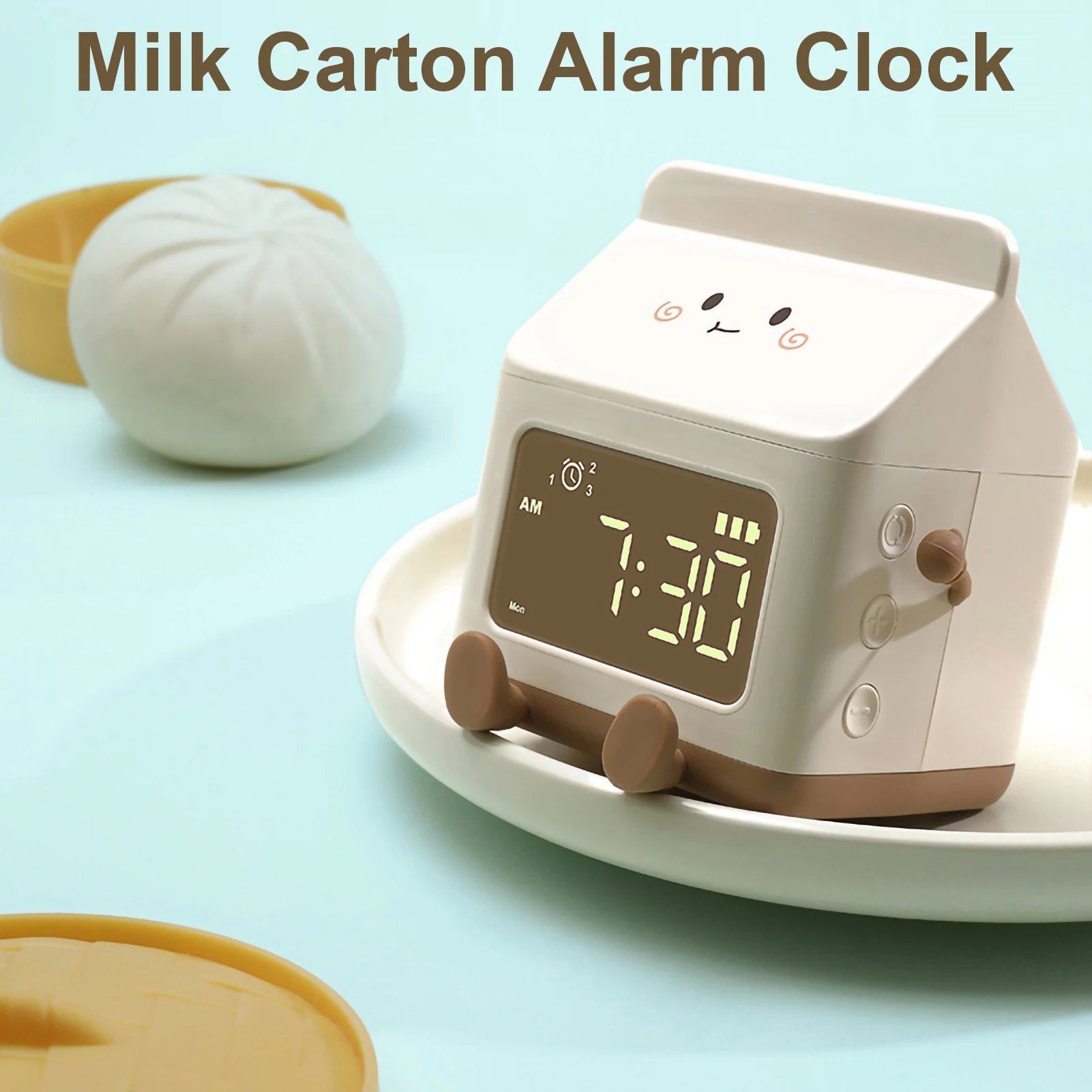 1Pc-Multi-Function-Alarm-Clocks-Milk-Box-Shape-Digital-Clock ...