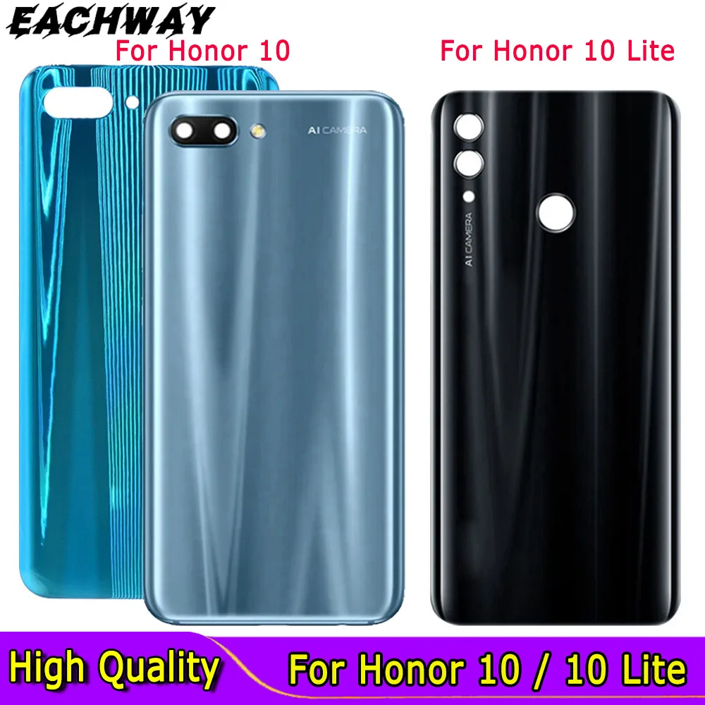 For-Huawei-Honor-10-Back-Glass-Battery-Cover-Rear-Door-Housing-Case-For ...