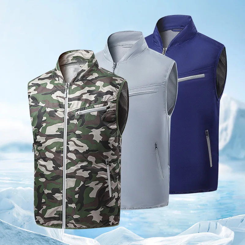 2025 Cooling Vest Breathable Wearable Fan Air Conditioner Clothes Sport ...