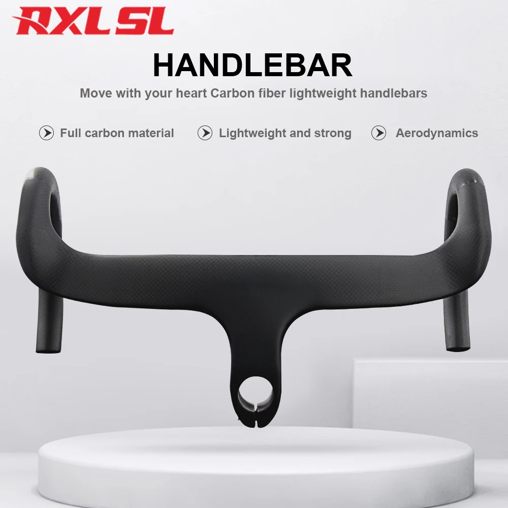 No-Logo-Bicycle-Carbon-Handlebar-Integrated-Handlebar-Stem-1-1-8-28-6mm ...