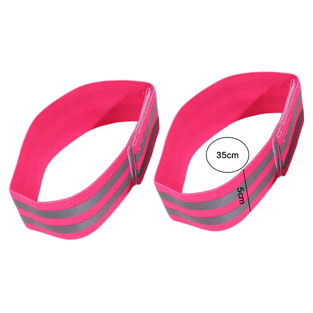 8PCS Multifunctional Warning Reflective Bands Adjustable Safety High ...