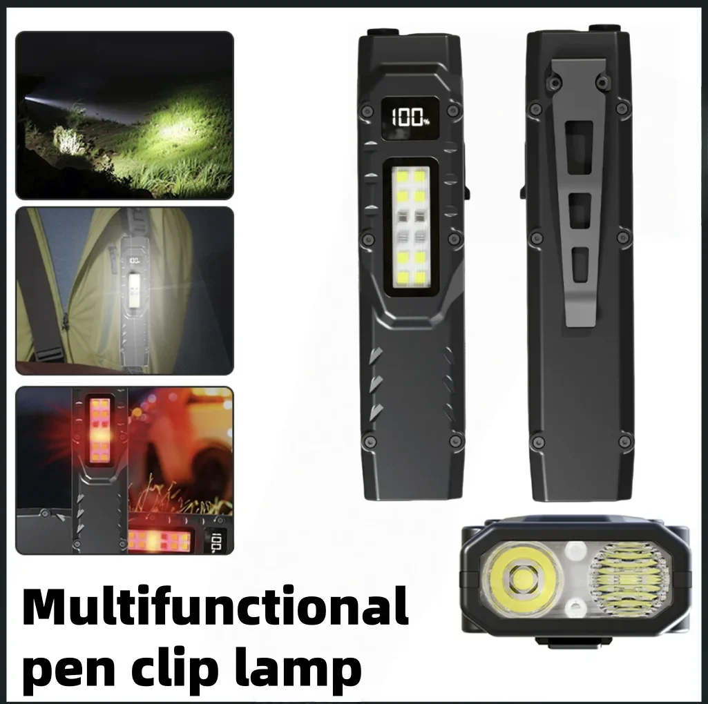 Linterna táctica de acero inoxidable 2025, ultrabrillante, 3 modos LED ...