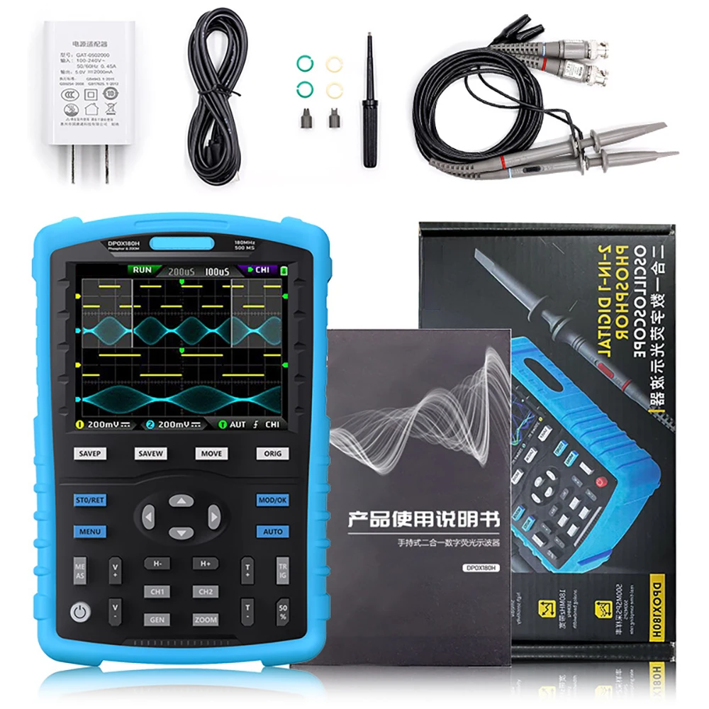 New-product-DPOX180H-2-In-1-Digital-Oscilloscope-Portable-Professional ...
