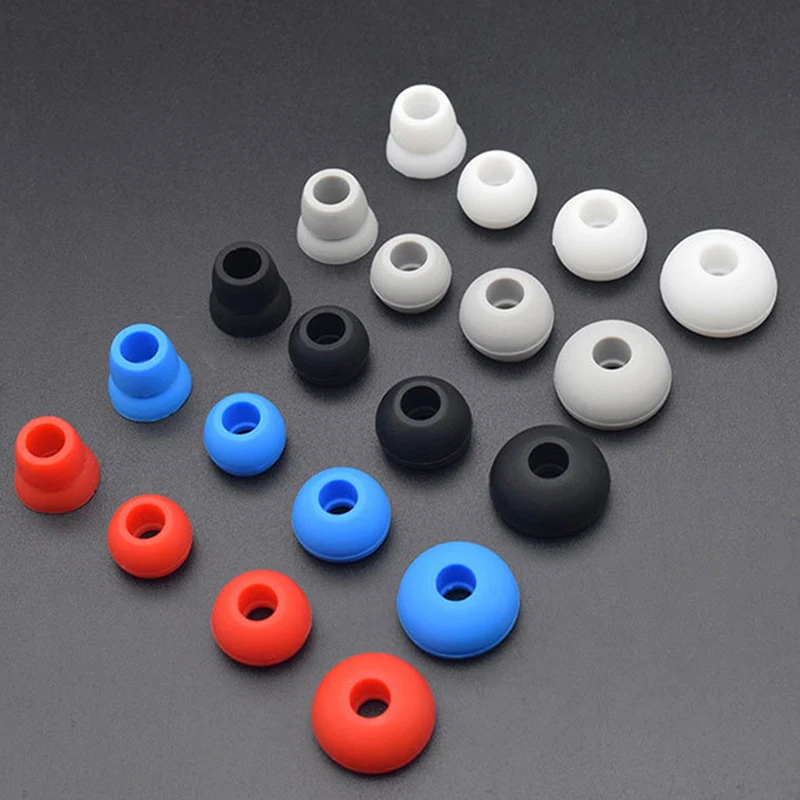 8Pcs/lot Anti Slip Waterproof Replacement Earplug Ear Tips Pads Set ...