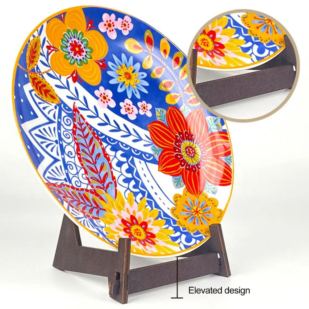 Display-Stand-for-Plates-Craft-Display-Stand-Vintage-Wooden-Plate-Stand ...