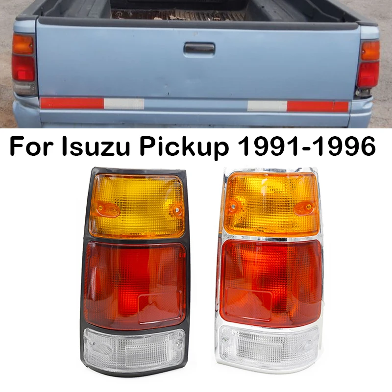 Left-Right-Car-Rear-Tail-Light-Lamp-With-Bulbs-Wires-For-Isuzu-Pickup ...