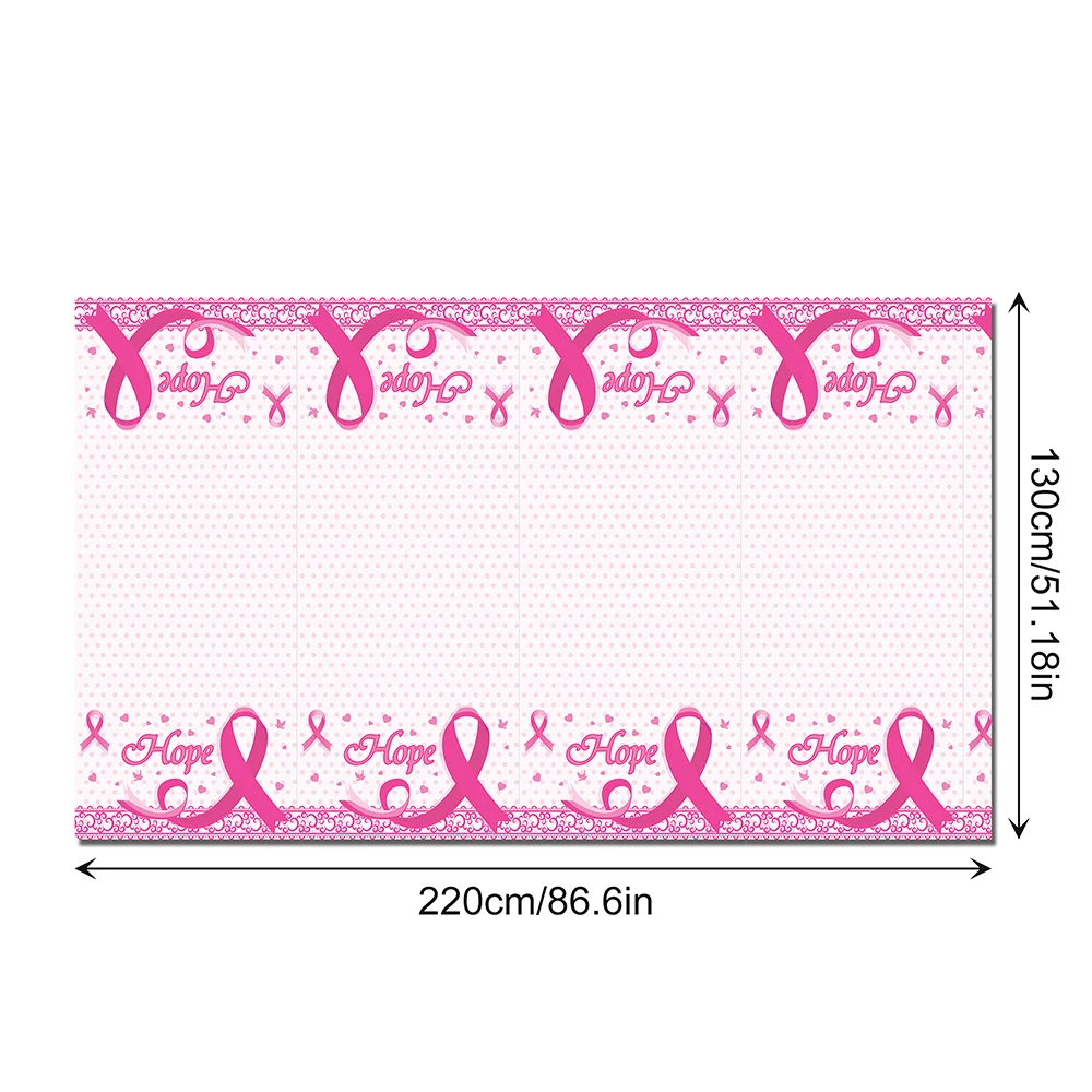 Cancer Pink Ribbon Border