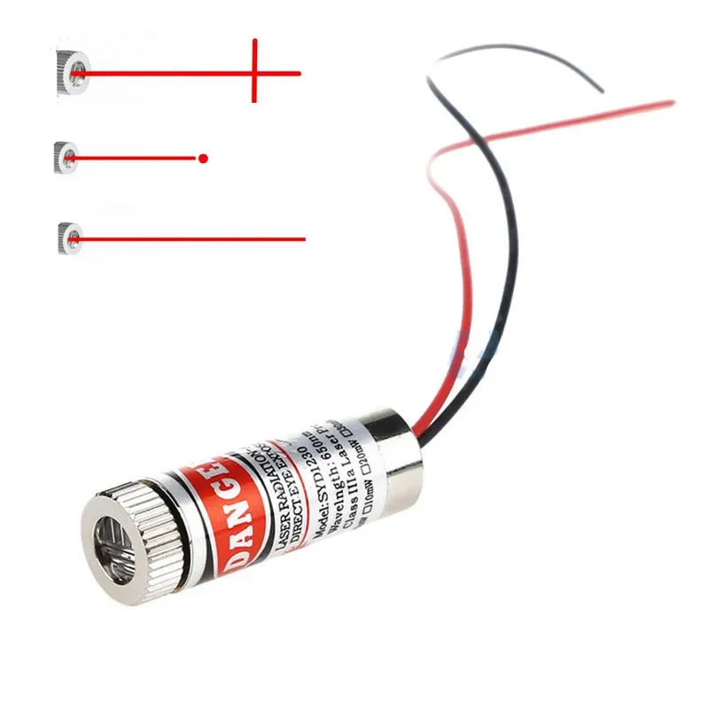 1pc-Mini-Laser-Tube-Red-Point-Line-Cross-Adjustable-Beam-650nm-5mW ...