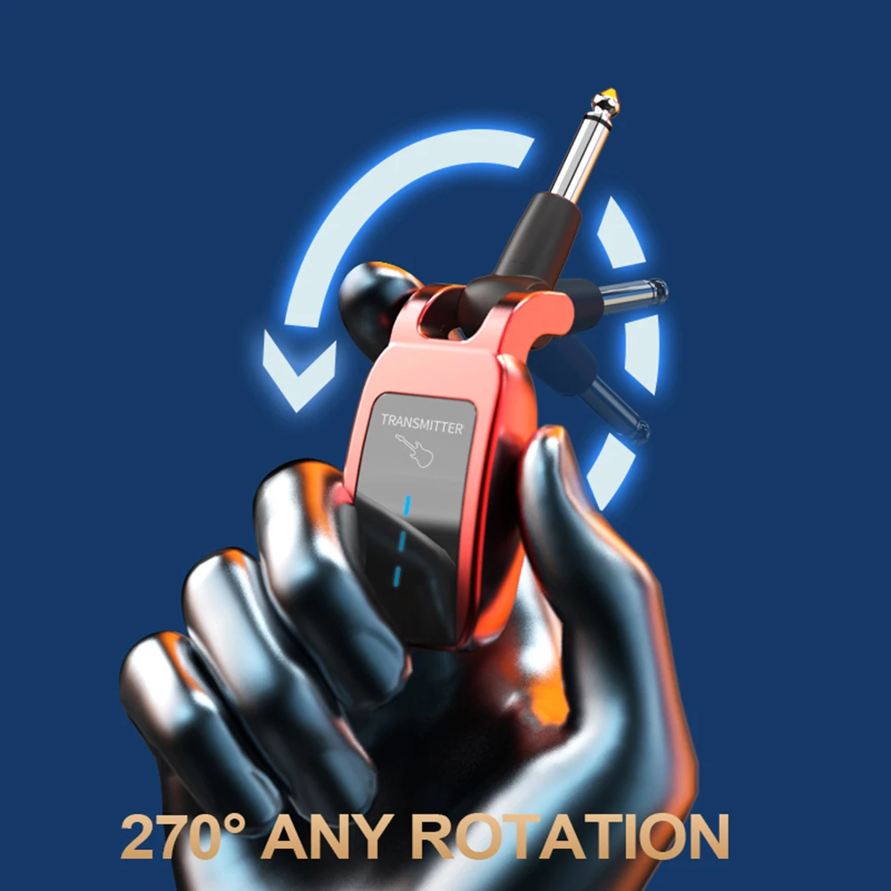 Guitar-Transmitter-Receiver-Set-USB-Rechargeable-Guitar-Earphone ...