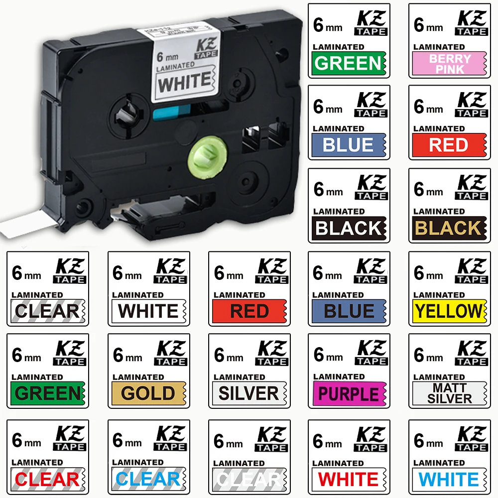 Multicolor-6mmx8m-Compatible-TZe-211-TZ211-tze-315-tze111-tz-611 ...