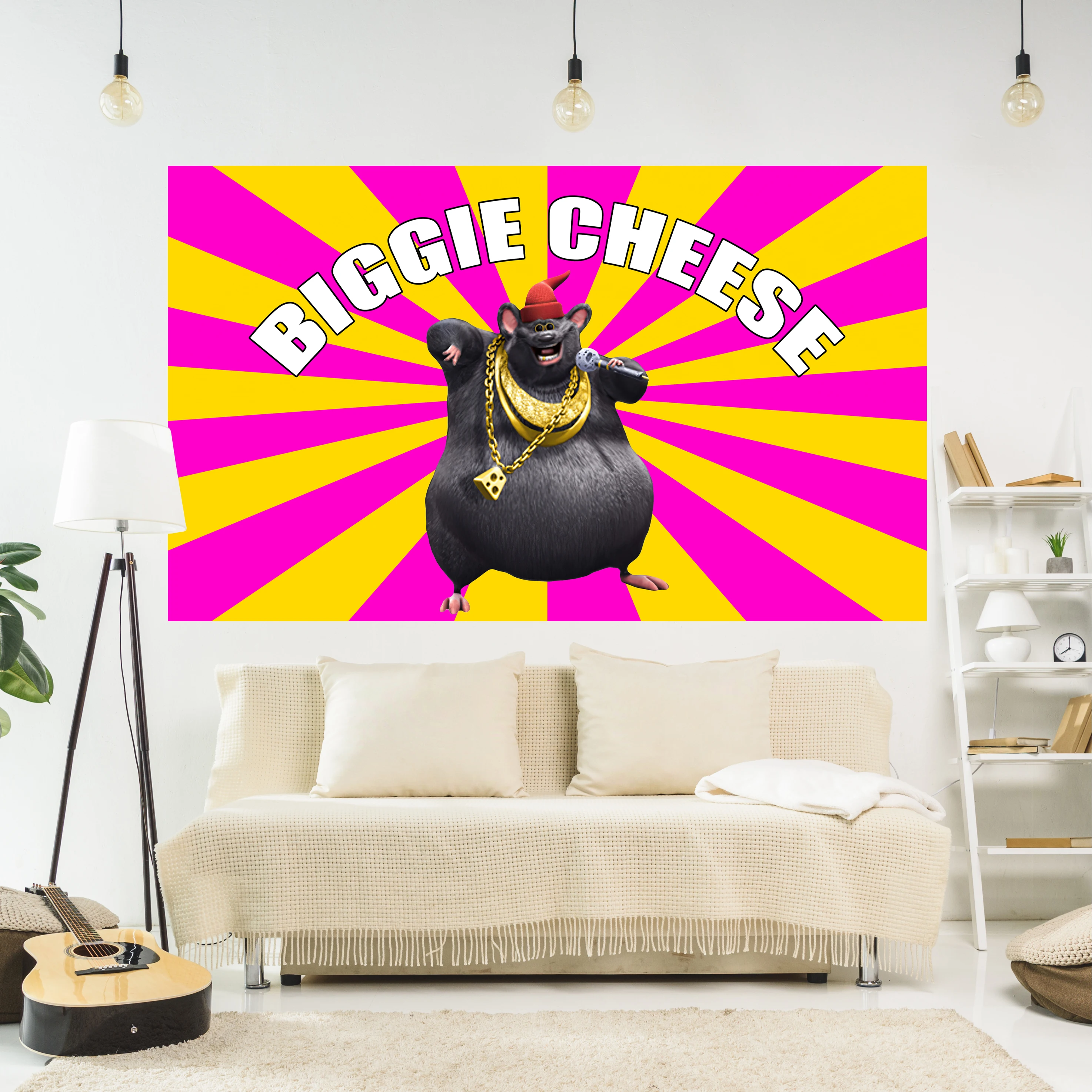 XxDeco-Biggie-Cheese-Meme-Tapestry-Funny-Cartoon-Printed-Hippie-Wall ...