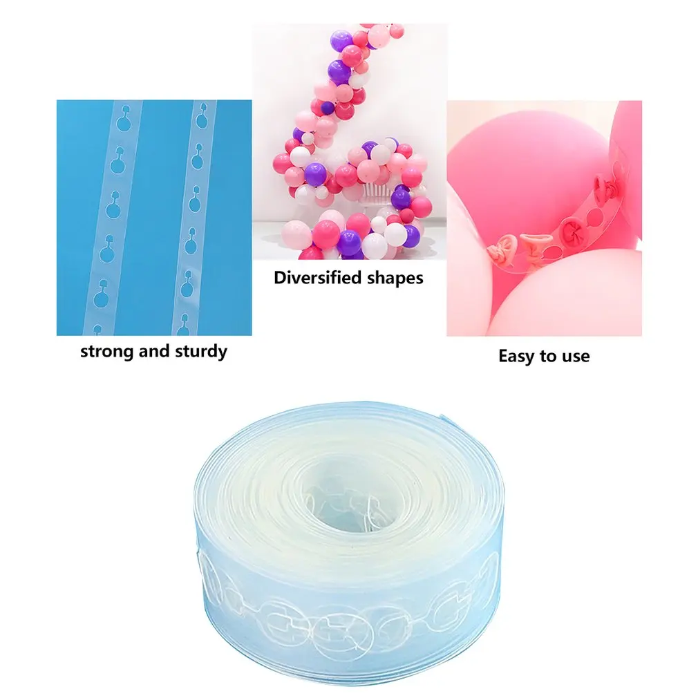 2022-New-5m-Creative-Balloon-Chain-Connect-Strip-Transparent-Reusable ...