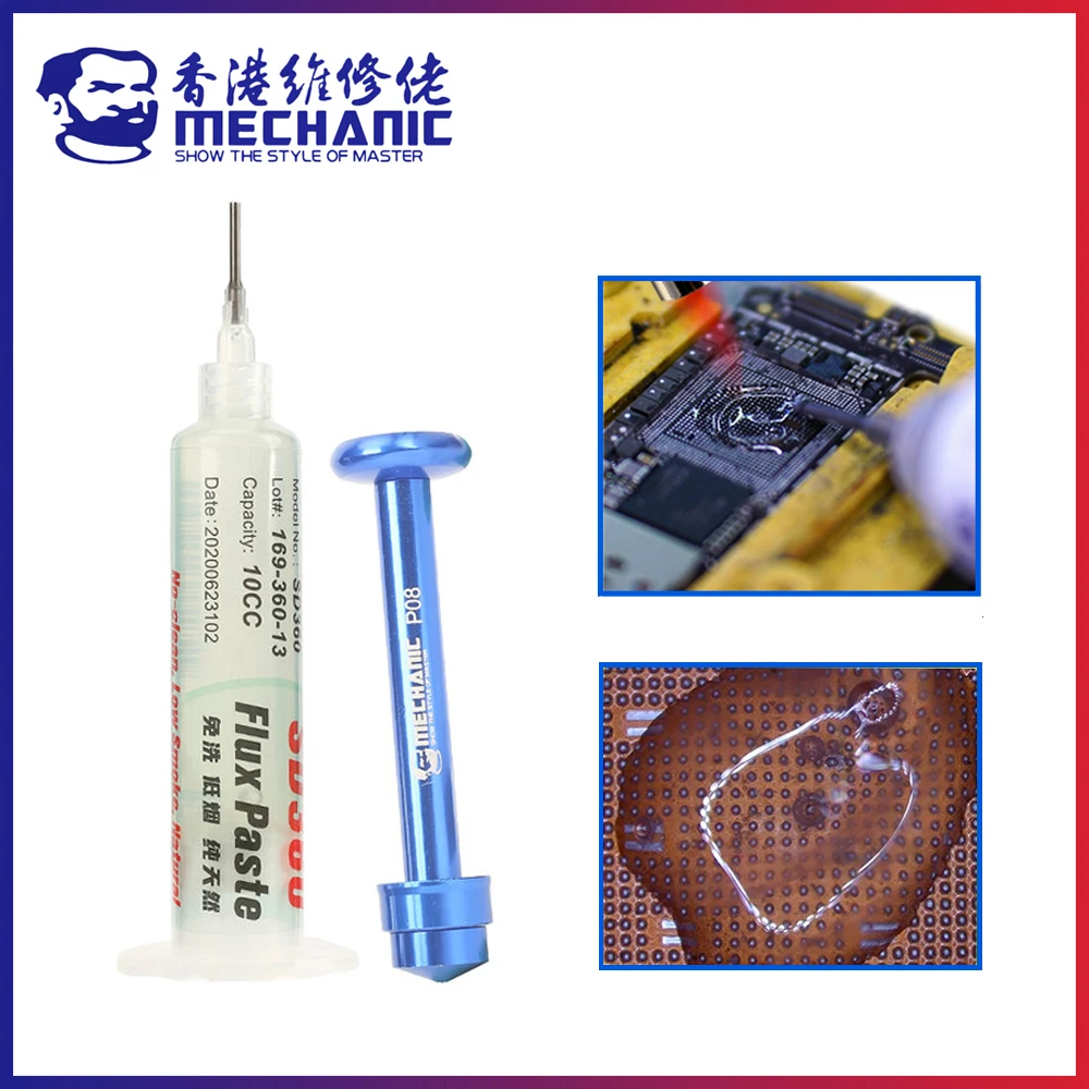 Mechanic-NEW-Solder-Paste-Flux-Transparent-No-Clean-Welding-Flux-for ...