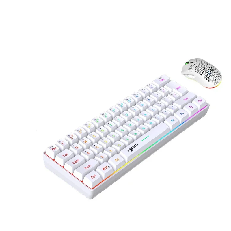 Wireless-keyboard-mouse-combo-Bluetooth-key-board-60-kit-2-4Ghz ...