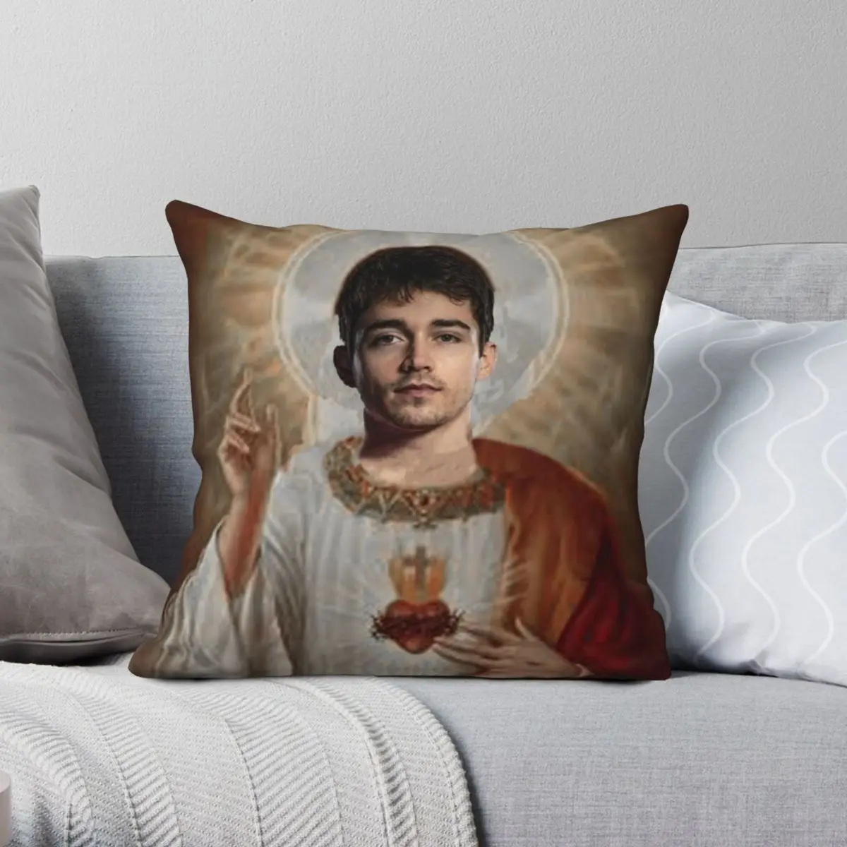 San-Charles-Leclerc-Pillowcase-Polyester-Linen-Velvet-Creative-Zip ...