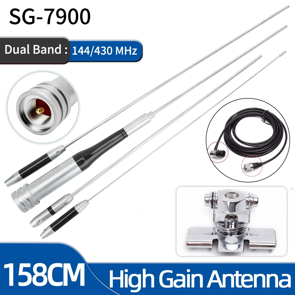 Diamond-SG-7900-Dual-Band-UHF-VHF-144-430MHz-Stainless-Steel-High-Gain ...