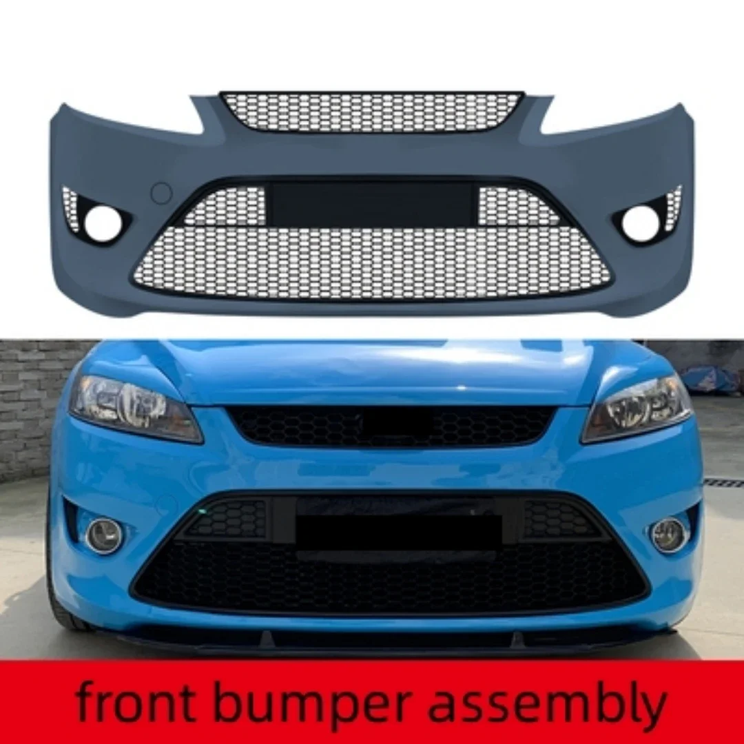 Body Kit Front bumper Rear Lip Grill Mask for Ford Focus 2009 13 upgrade to ST side skirt front shovel tail wing Accessories AliExpress