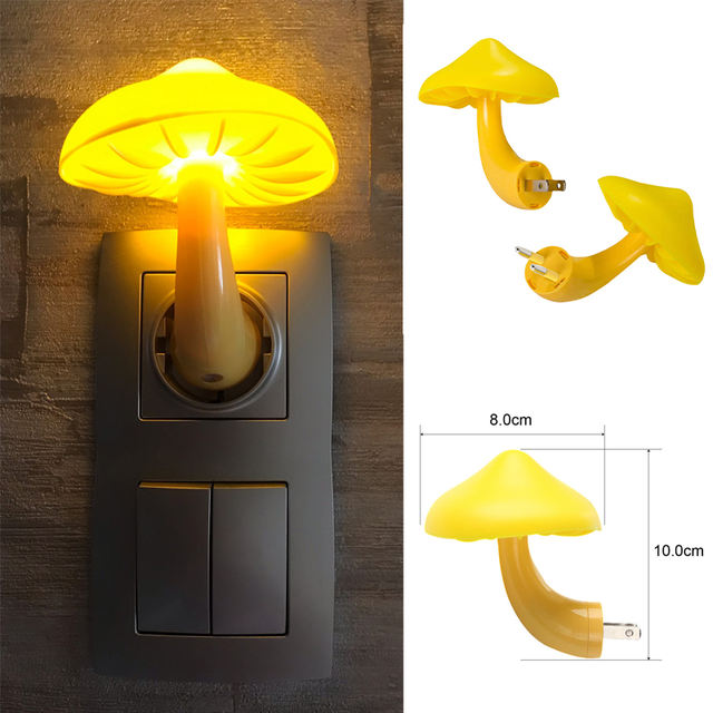 Mushroom Wall Socket LED Light | asghedom.com