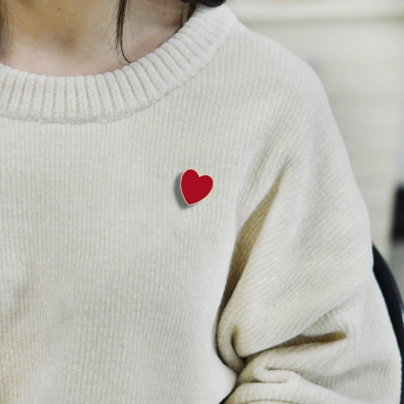 Women-Brooches-Fashion-Red-Heart-Lover-Enamel-Pin-Denim-Jackets-Bags ...