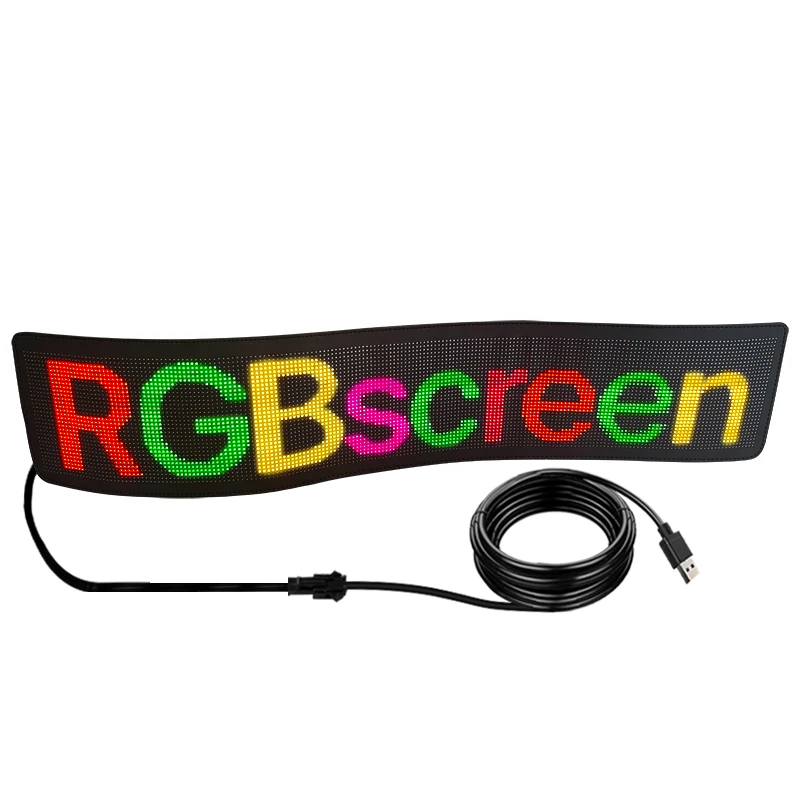 LED-Flexible-Display-Bluetooth-APP-Control-USB-5V-Scrolling-Text ...