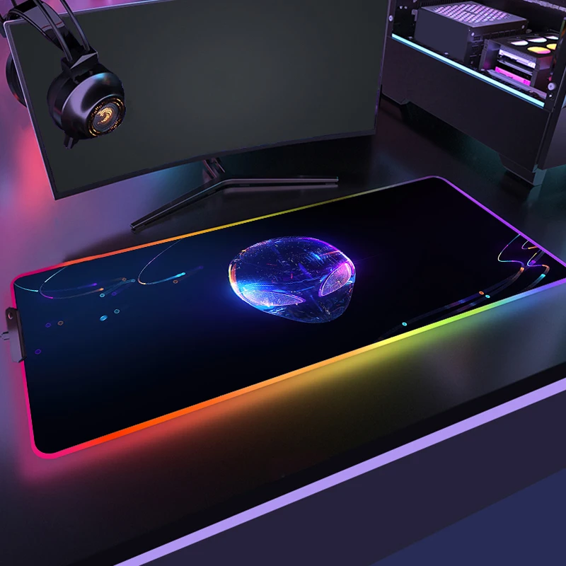 RGB-Alienware-Gaming-Mouse-Pad-XXL-Large-PC-Gamer-Keyboard-Desk-Mat ...