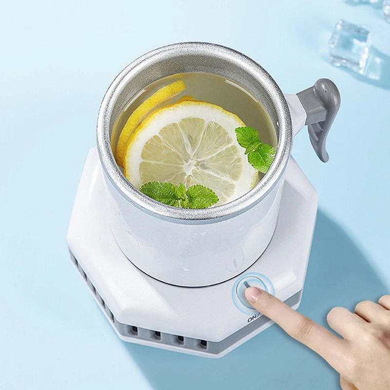Mini Quick Beer Cooling Cup Ice Maker Machine Fast Cooler Electric ...